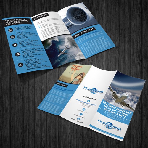 Aviation Brochure For Niche Company | Brochure contest