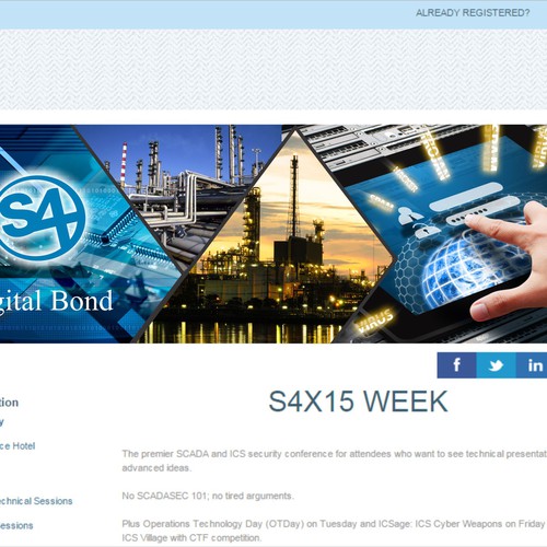 Designs | S4x15 Conference Banner (SCADA Cyber Security, Lot's of Press ...