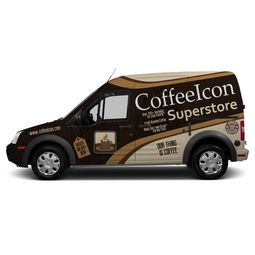 Create a Great Looking Vehicle Wrap Design for CoffeeIcon Supestore ...