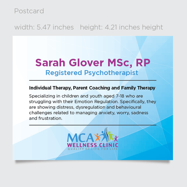 Create a captivating postcard to attract new patients for a physical ...