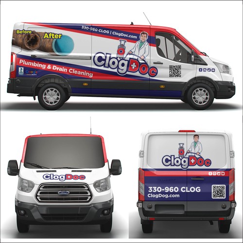 Designs | A vehicle wrap needed for our 2018 Ford Transit 250. | Car ...
