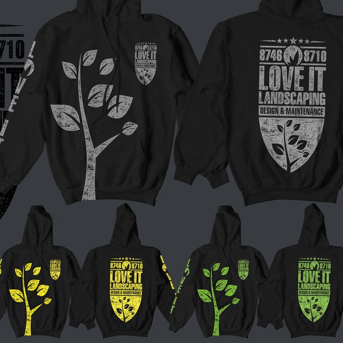 edgy landscaping workwear( hoodies) | Clothing or apparel contest