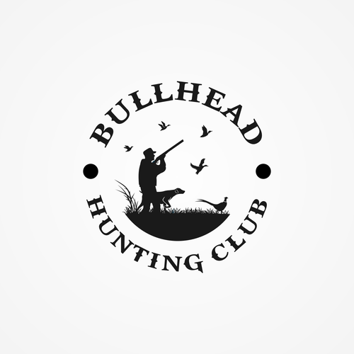 Design a bird hunting logo for Bullhead Hunting Club | Logo Design ...