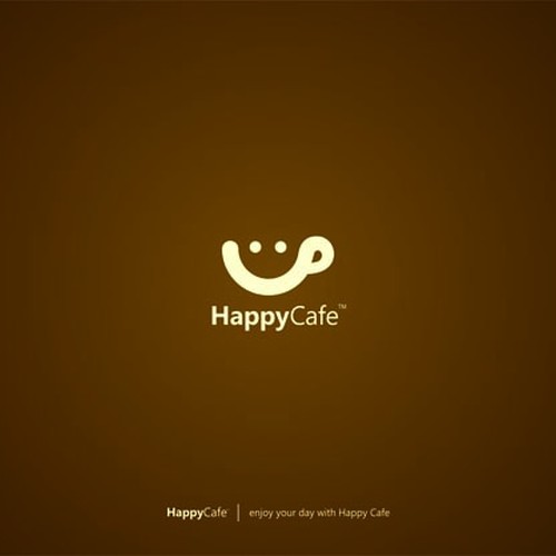 New logo wanted for happy cafe | Logo design contest