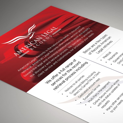 GUARANTEED!!!! Design Eye Catching One Page Flyer for our New Document ...