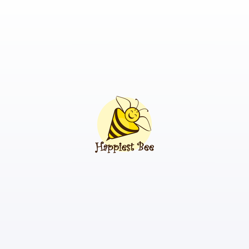 Designs | Design a cute, happy logo for Happiest Bee. | Logo design contest