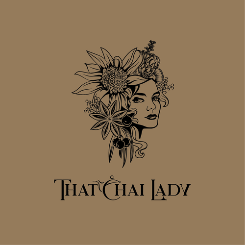 Designs | Botanical feminine tea lady logo | Logo & brand identity pack ...