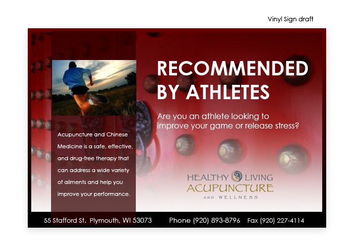 4X6 Banner for Healthy Living Acupuncture | Banner ad contest