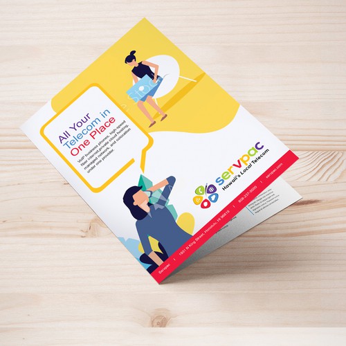 Design Brochure for Hawaii Telecom Company | Brochure contest