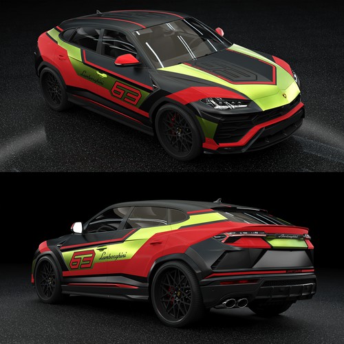 Designs | Custom Wrap for Youtubers Lamborghini Urus! | Car, truck or ...