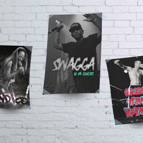 SERIES OF 5 RAP POSTERS | Poster contest