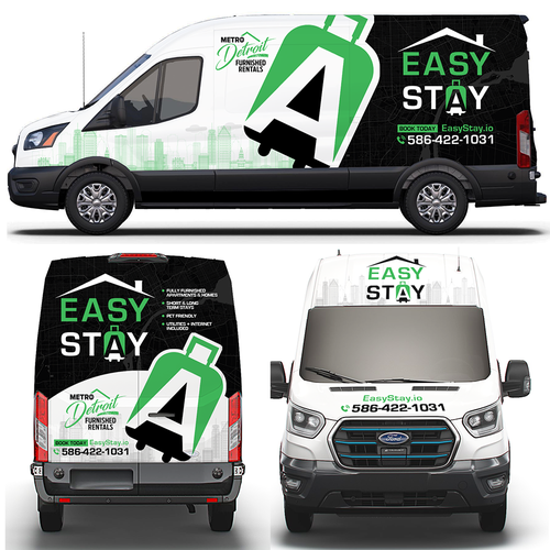 Designs | Easy Stay - First Fleet Van Design | Car, truck or van wrap ...