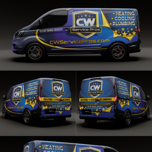 Designs | CW Service Pros | Car, truck or van wrap contest