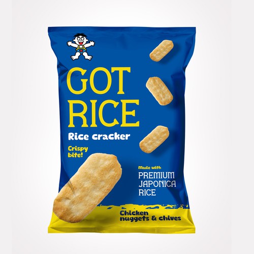 Designs | GOT RICE Rice cracker- original | Product packaging contest