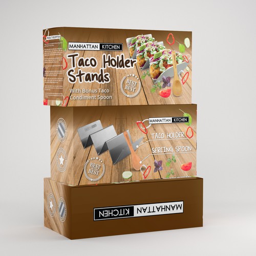 Manhattan Kitchen needs product packaging that will send our Taco ...