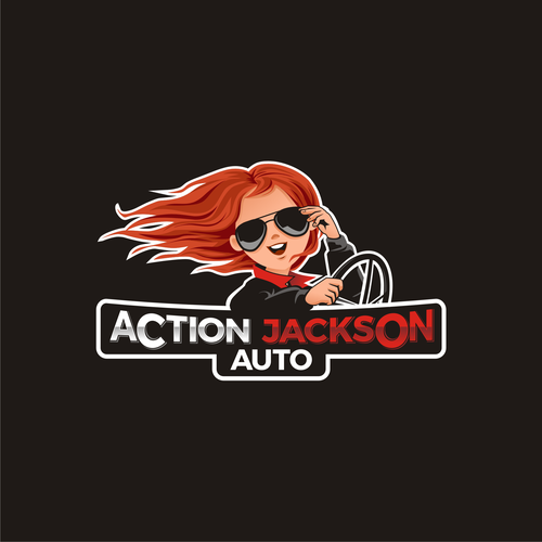 Action Jackson Auto (New, Action-packed Logo) | Logo design contest