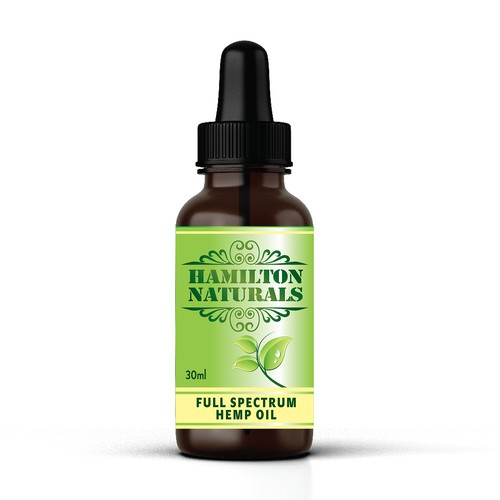 Hemp oil extract label that stands out from the crowd. | Product label ...