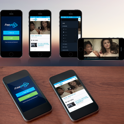 Create awesome design for new video-streaming site freeplay ! | Web ...