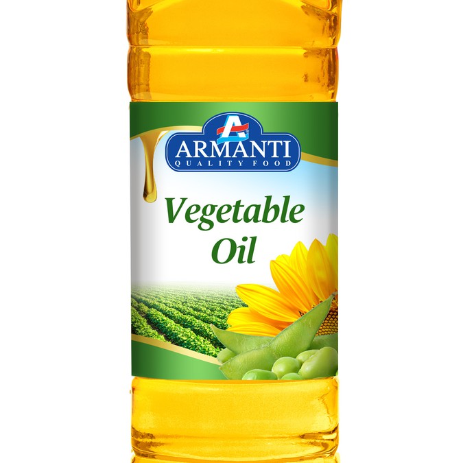 New product label Armanti Vegetable Oil | Product label contest