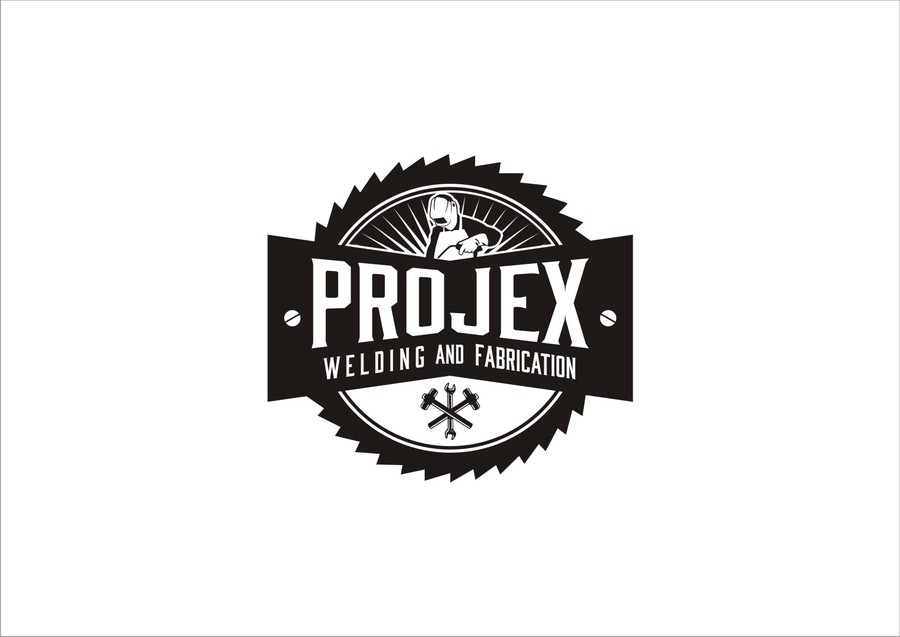 Projex Welding and Fabrication logo. Let your beard growing, bloody ...