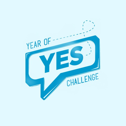 Custom logo for the 365 day "Year of Yes Challenge"! | Logo design contest