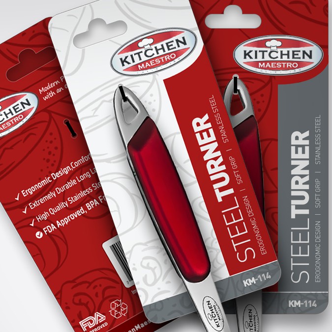 Rebranding packaging for our line of kitchenware with a sleek ...