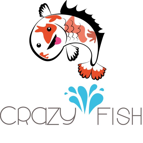 Crazy Fish - Sushi Lounge | Logo design contest