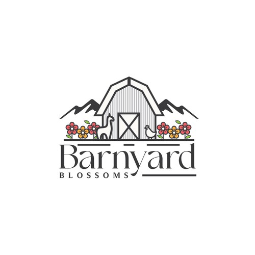 Designs | Design a barn-theme logo for a hanging flower basket business ...