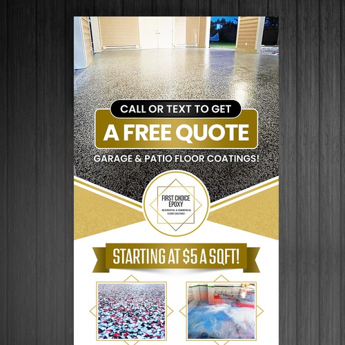 Designs | First Choice Epoxy business Flyer | Postcard, flyer or print ...