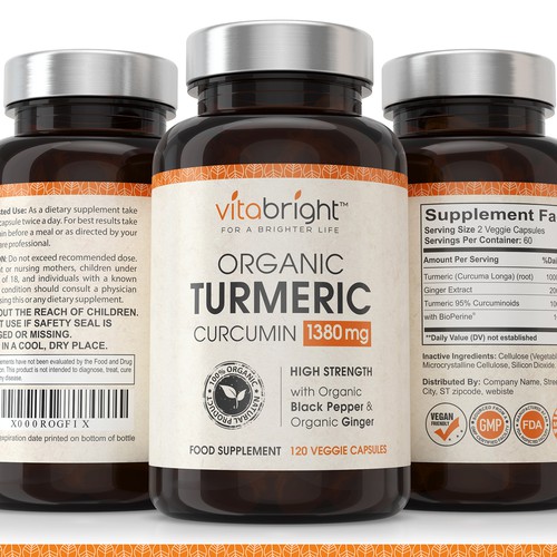 Designs | Minimalist Supplement Label | Other design contest