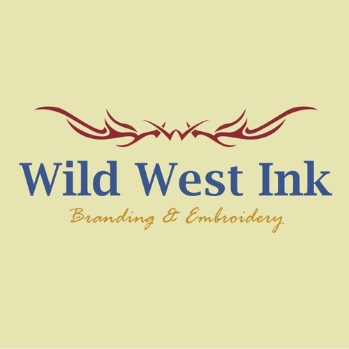 We need a logo for Wild West Ink Branding & Embroidery | Logo design ...