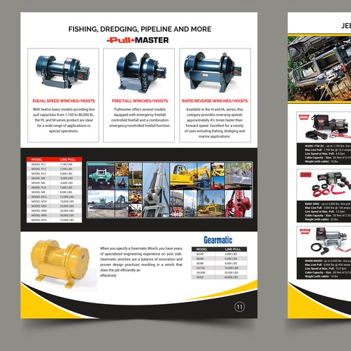 Designs | Refresh Our Product Catalog for Winch Distributor | Brochure ...