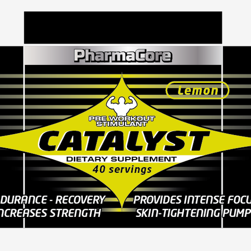 Create a PreWorkout Label for PharmaCore | Product label contest