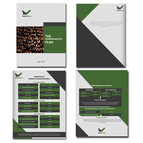 Financial Plan Booklet for University/College Students and New ...