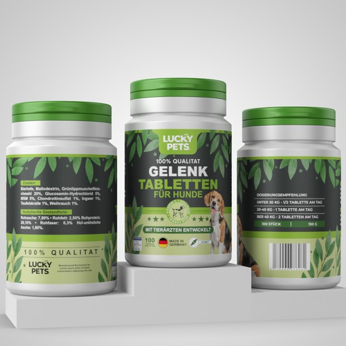 Designs | Modern label design for high quality joint tablets for dogs ...