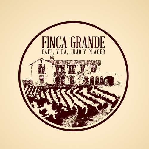 *Crear un logotipo cautivador con estilo de diseño vintage de una finca ...