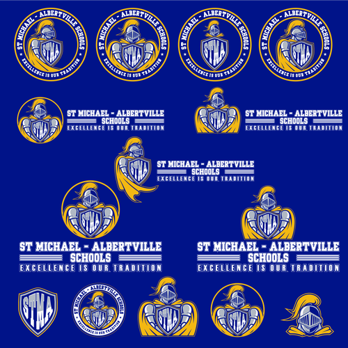 School Sports team needs Powerful Modern version of Knight /STMA Logo ...
