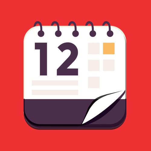 Create a Mac App icon for Calendar App | Icon or button contest