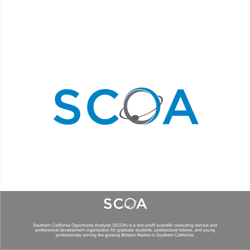 Create a professional logo for SCOA that combines our scientific ...