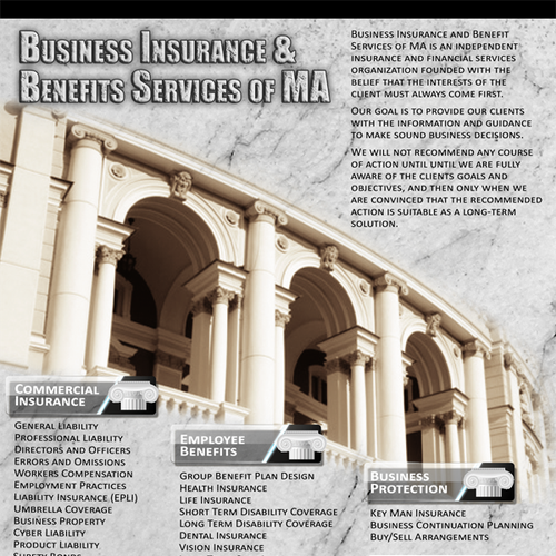 Business Insurance & Benefits Services of MA needs a new postcard or ...