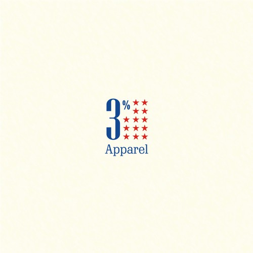 Create an eye catching brand logo for Three Percent Apparel | Logo ...