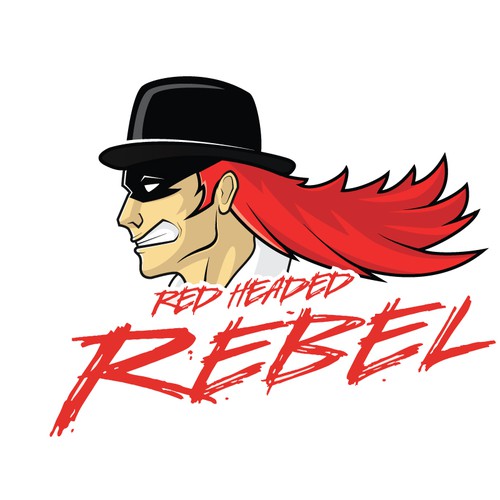 Red Headed Rebel Character Logo | Logo design contest