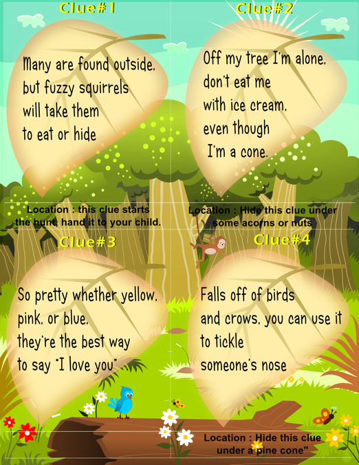 Outdoor/Nature Scavenger Hunt Illustration for Kids wanted for ...