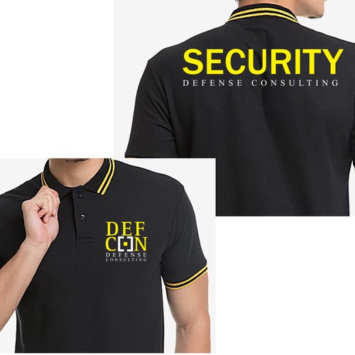 create a decent Poloshirt-Design for a highclass security company | T ...