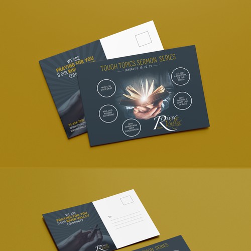 Designs | Tough Sermon Series Postcard | Postcard, flyer or print contest