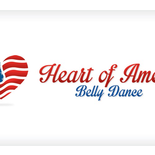 Create a captivating belly dance logo for Heart of America Belly Dance ...