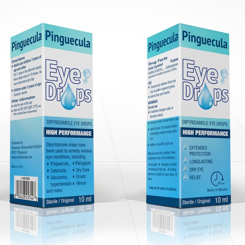 Small and Simple Eye Dropper Box for Relieving Eye Drops | Product ...