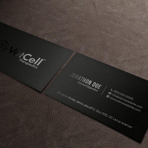 business card for a new innovative high technology company | Business ...