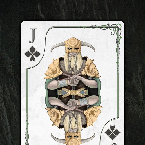Illustrations for a new Viking Themed Playing Card Deck! | Illustration ...