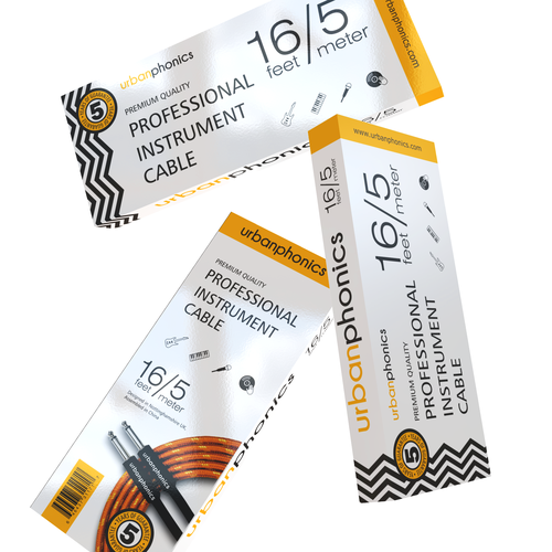 A Pro Instrument Cable Rectangular Packaging Box | Product packaging ...